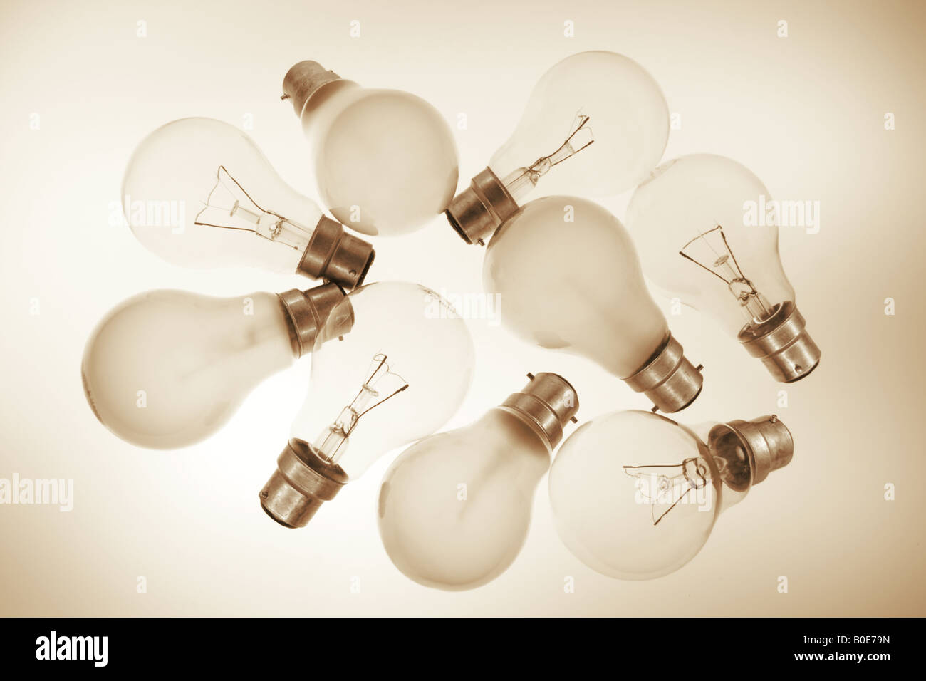 Clear and Frosted Light Bulbs Stock Photo - Alamy