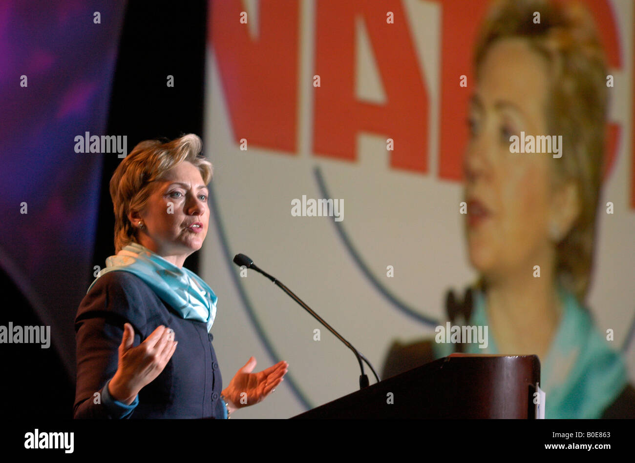 Senator Hillary Clinton first lady democrat Stock Photo - Alamy