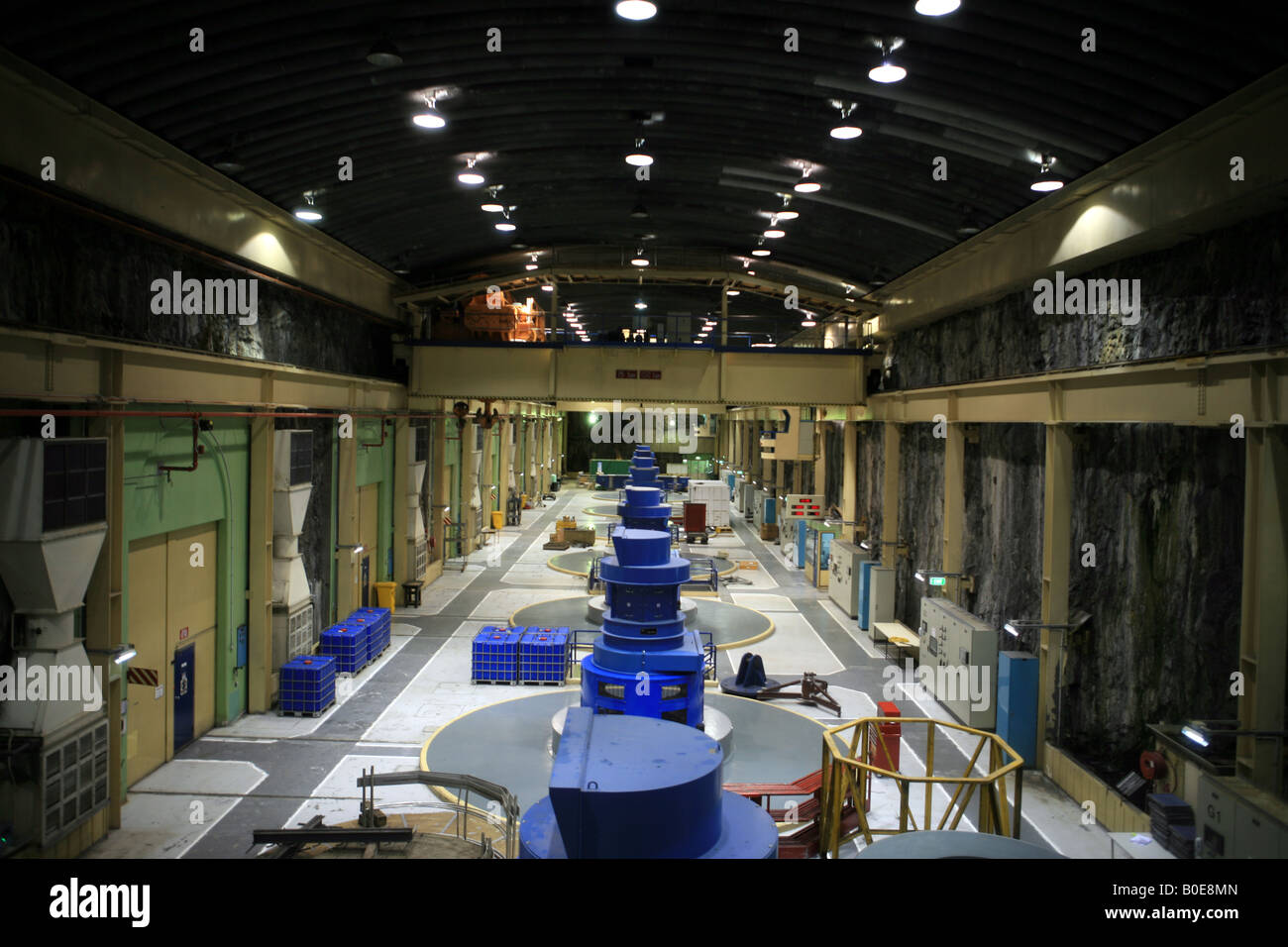 Power station generating electricity manapouri south island new zealand ...