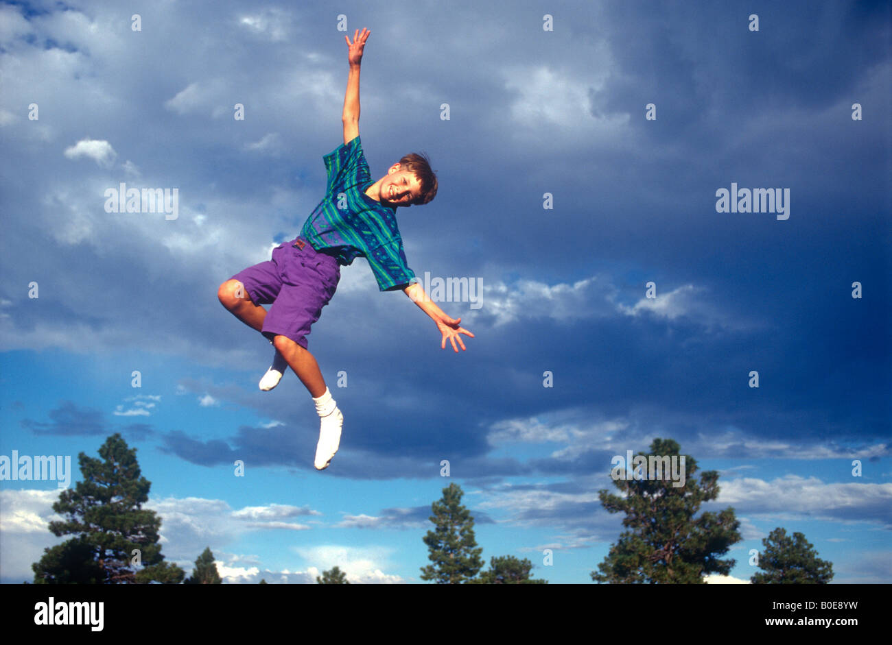 Soaring boy hi-res stock photography and images - Alamy