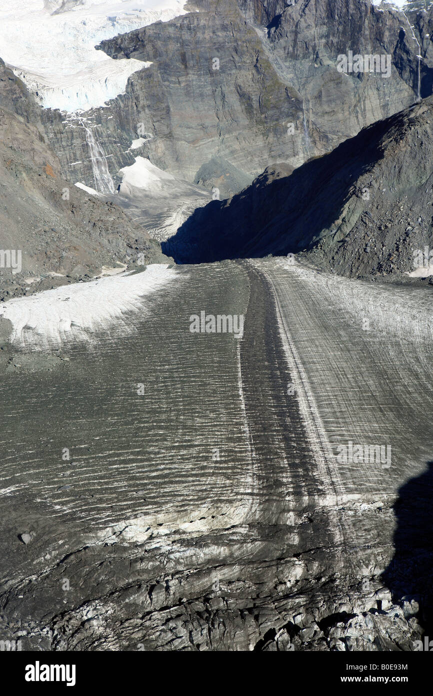 Lower Volta Glacier Mount Aspiring Mount Cook national park South ...