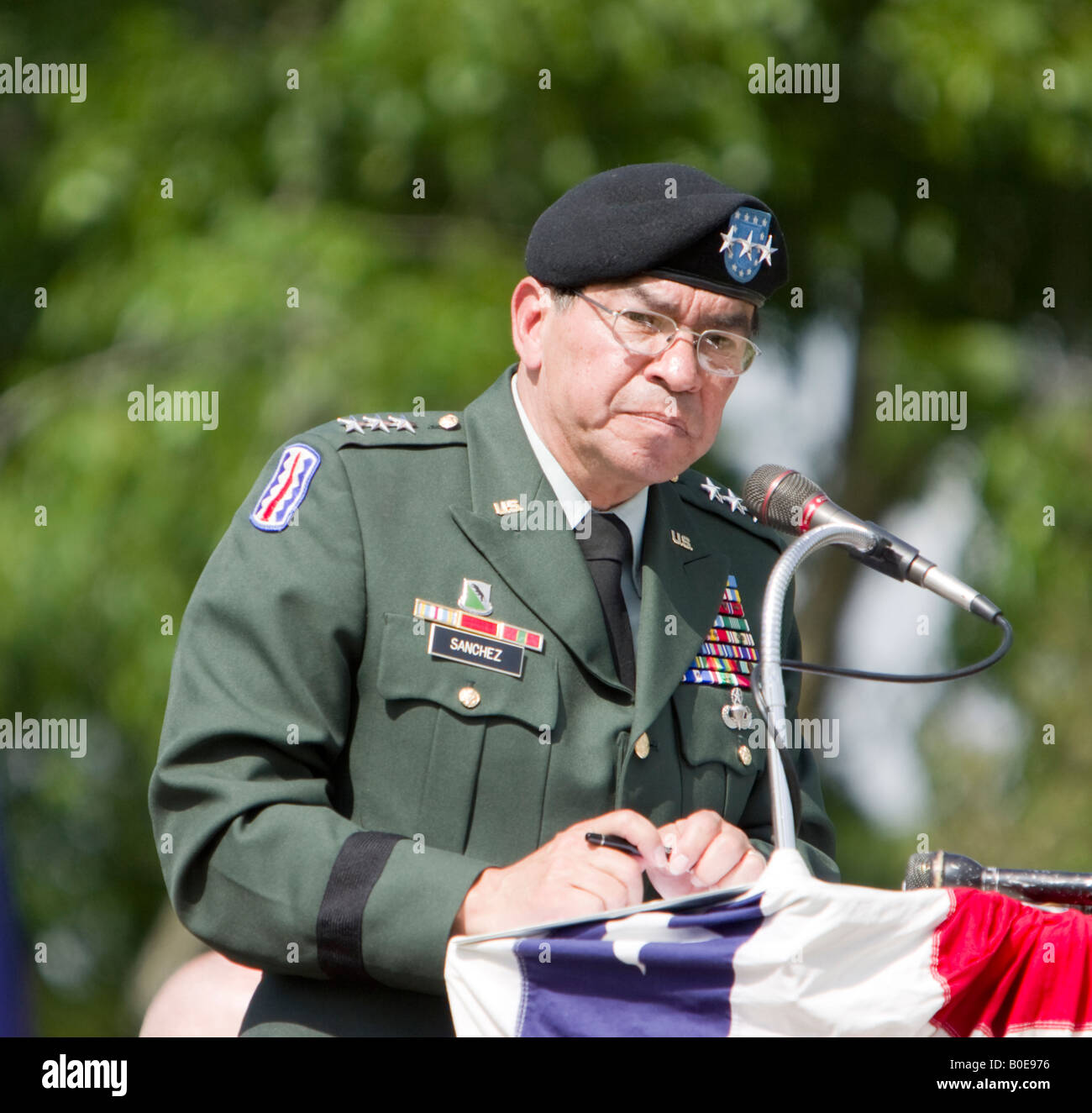 Retired US Army Lieutenant General Ricardo Sanchez at the 2007 US ...