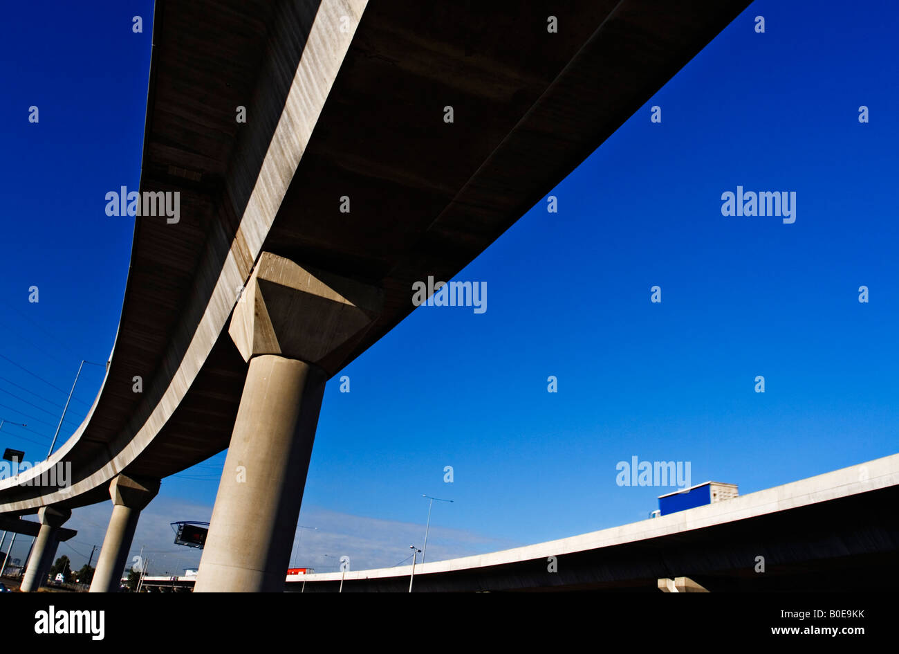 Transportation and Freeways / A Flyover on a Melbourne Freeway ...