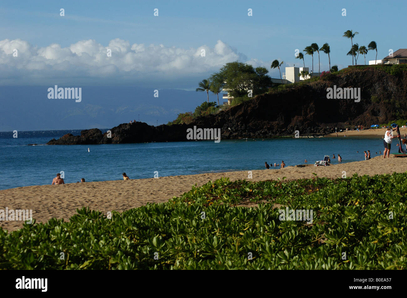Black Rock Beach Maui Hawaii Stock Photo - Alamy