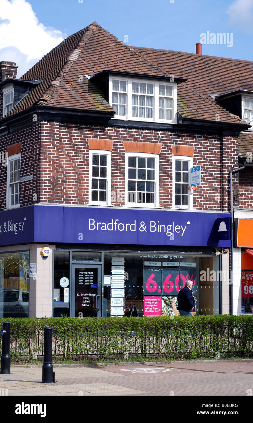 The bradford and bingley building society or bbbs hi-res stock ...