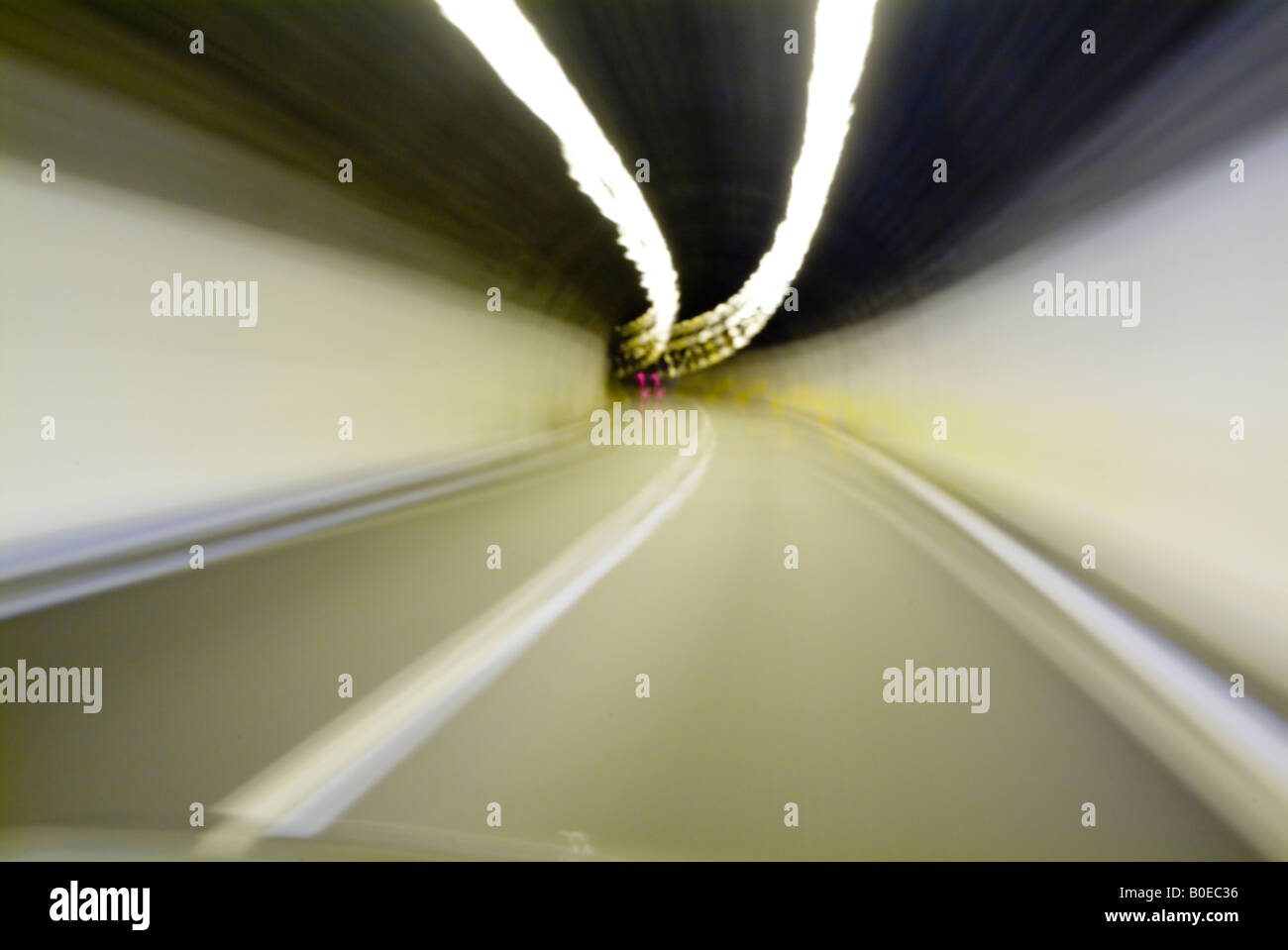 tunnel vision speed blur traveling through fast car movement rush ...