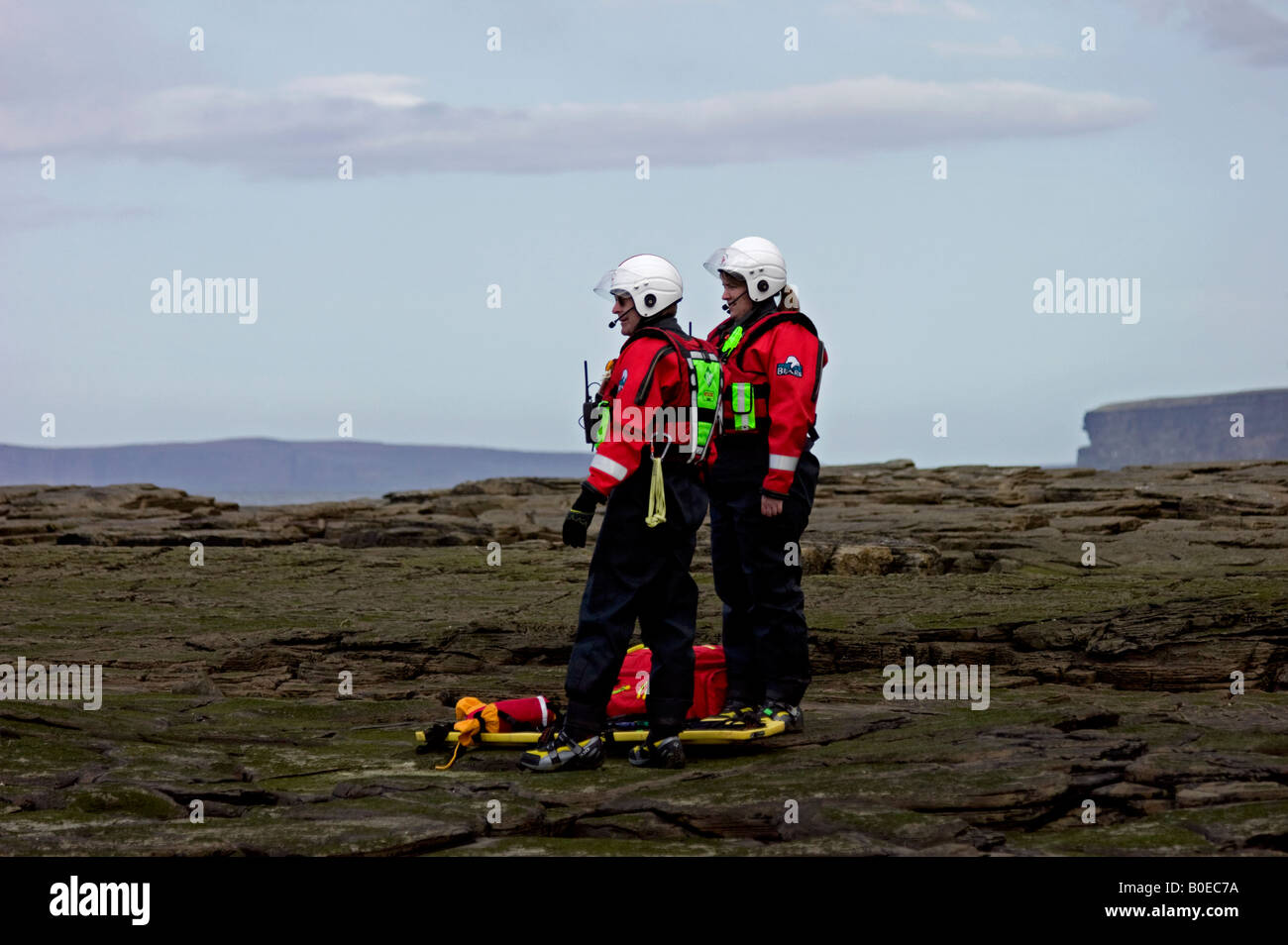 Male and female members of Red Cross Medical Team, O'Neill Highland ...