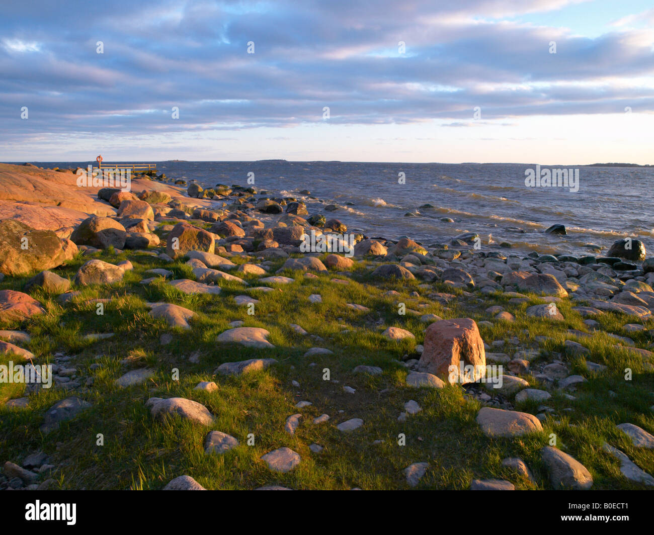 Scenery from The shores of Baltic sea Stock Photo - Alamy
