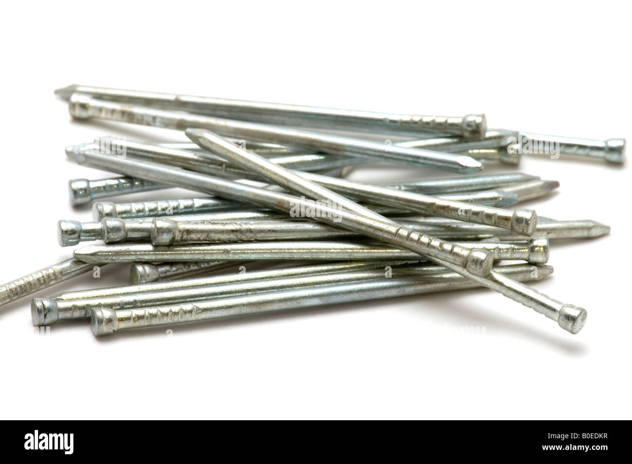 object on white tool nails Stock Photo - Alamy