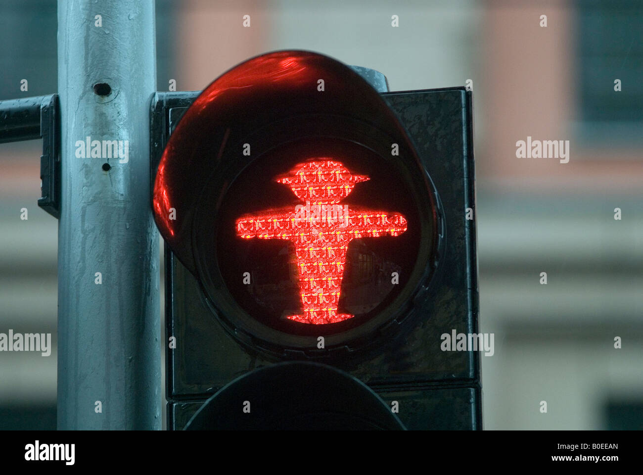 little traffic-light man Stock Photo - Alamy