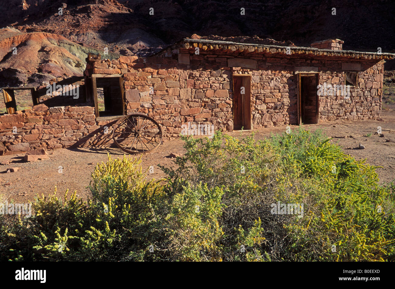 Afternoon light on the fort at Lees Ferry Lees Ferry National Historic ...