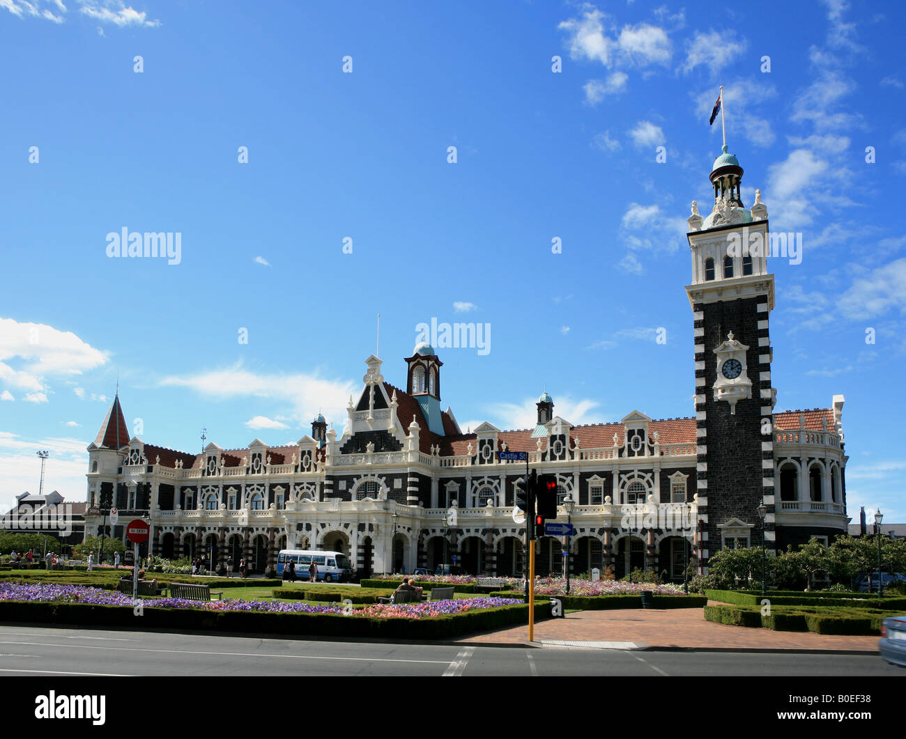 Train station Dunedin South Island New Zealand Stock Photo - Alamy
