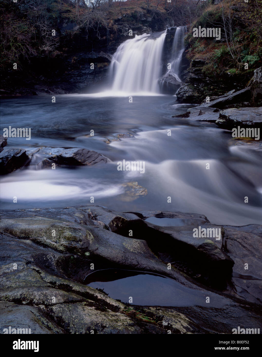 Waterfall of the river falloch hi-res stock photography and images - Alamy