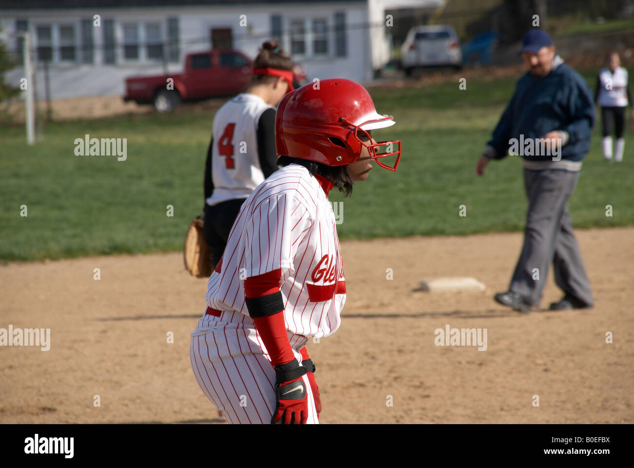 High school softball player hi-res stock photography and images - Alamy