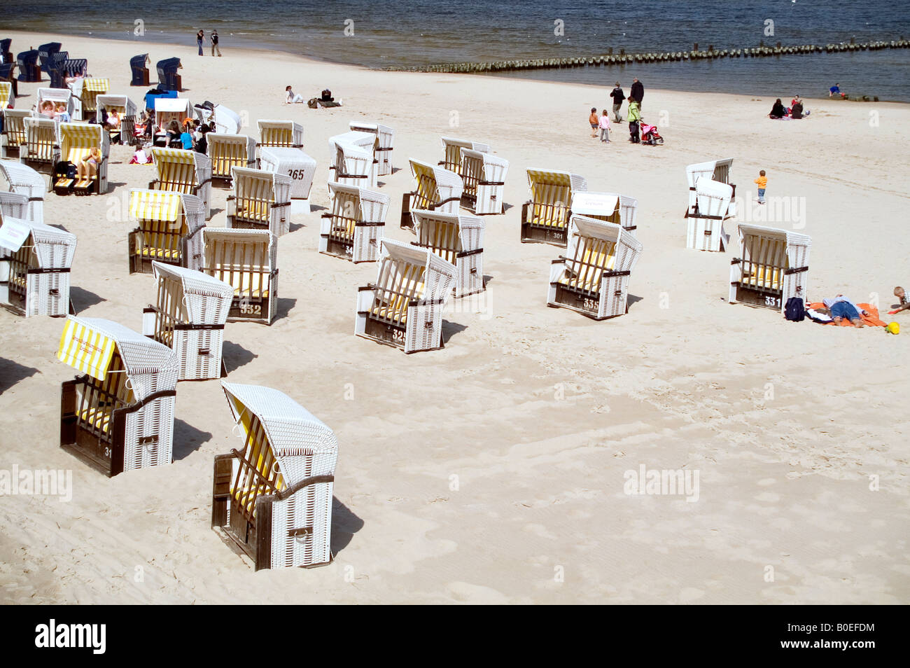 Heringsdorf beach, Usedom Island, germany Stock Photo - Alamy