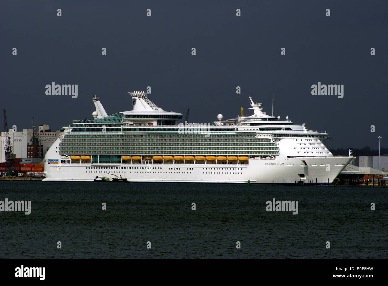 M.S. NAVIGATOR OF THE SEAS PORT OF SOUTHAMPTON Stock Photo - Alamy
