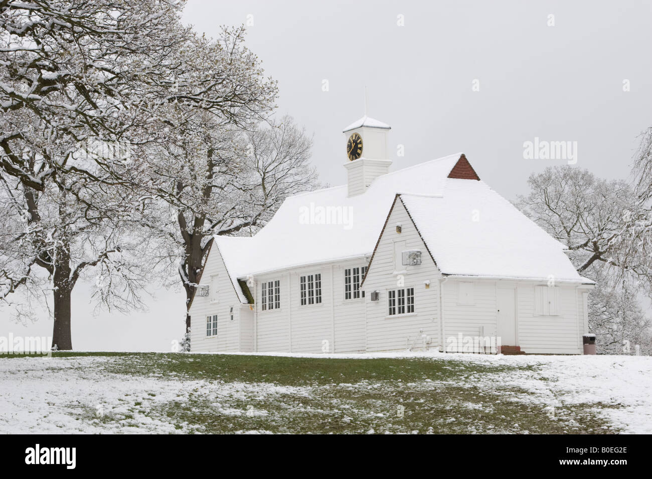 Mill Hill Scool Cricket Pavilion, Barnet, London,UK Stock Photo - Alamy