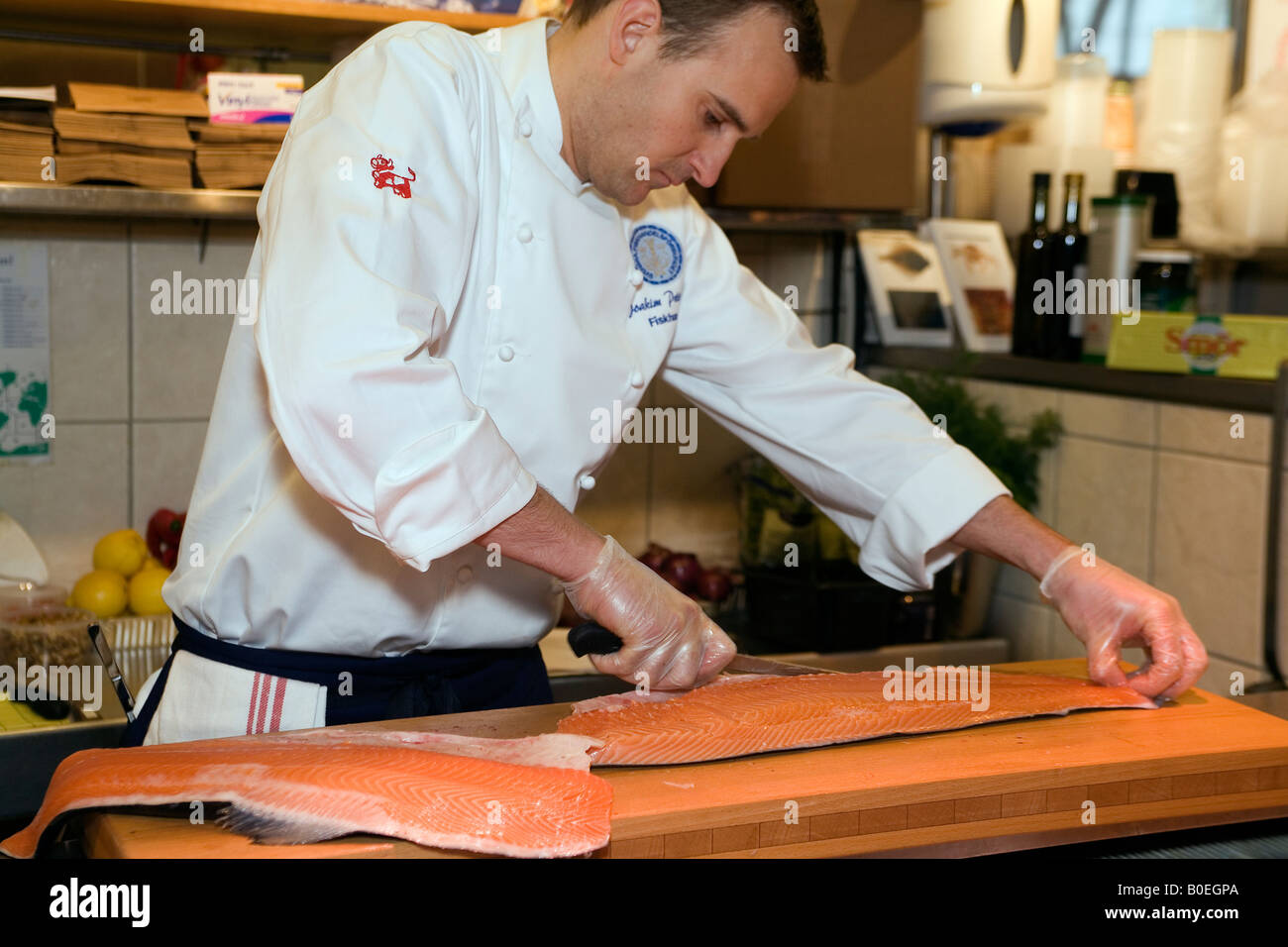 Trout filleting hi-res stock photography and images - Alamy