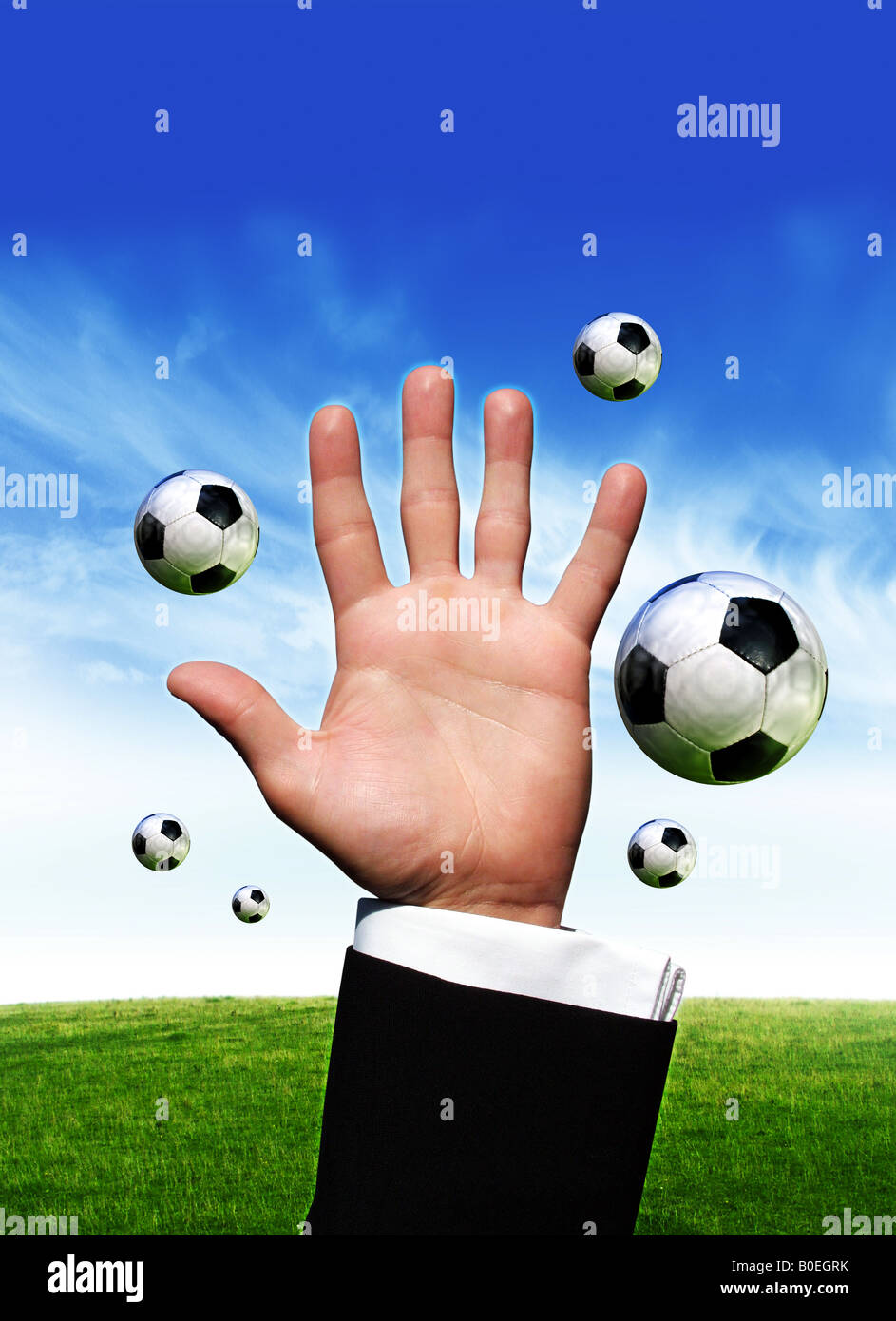 Footballer balls hi-res stock photography and images - Alamy
