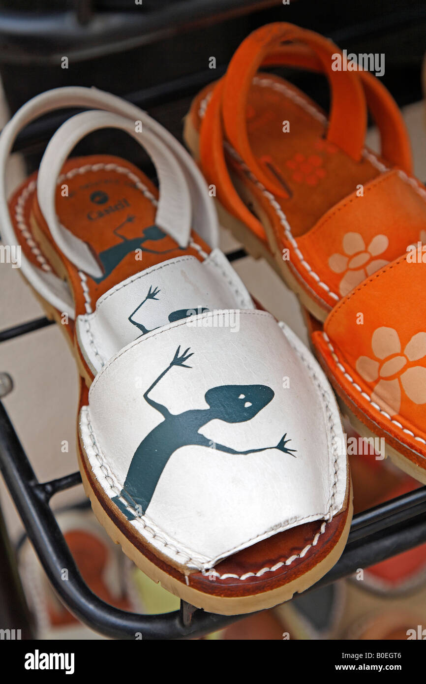 Menorca sandals hi-res stock photography and images - Alamy