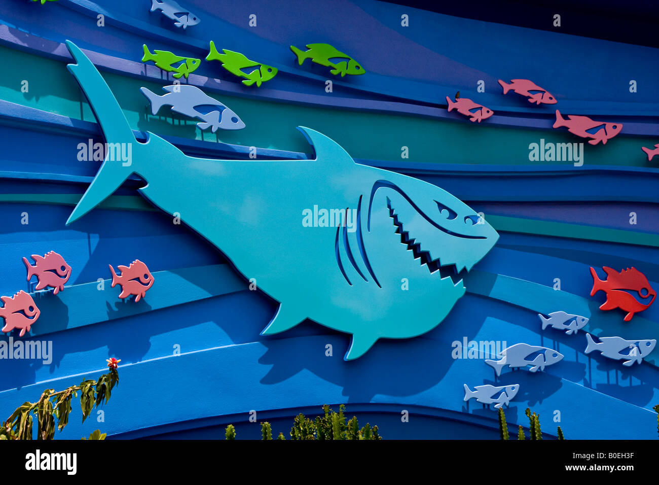 Entrance to The Seas with Nemo Attraction at Walt Disney's Epcot Theme ...