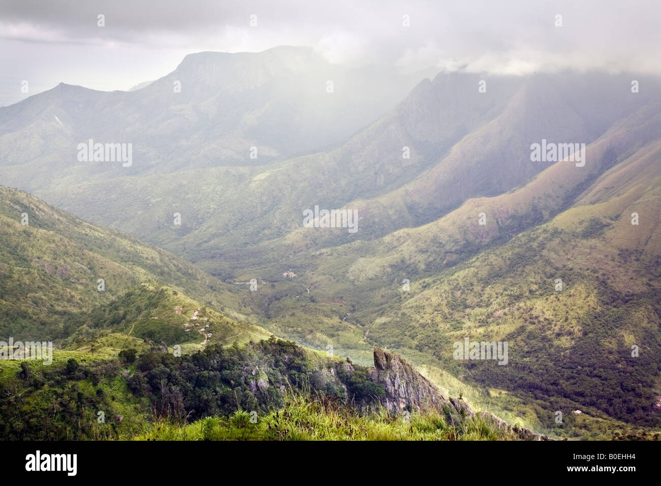 Panoramic view from Top Station Kerala India Stock Photo - Alamy