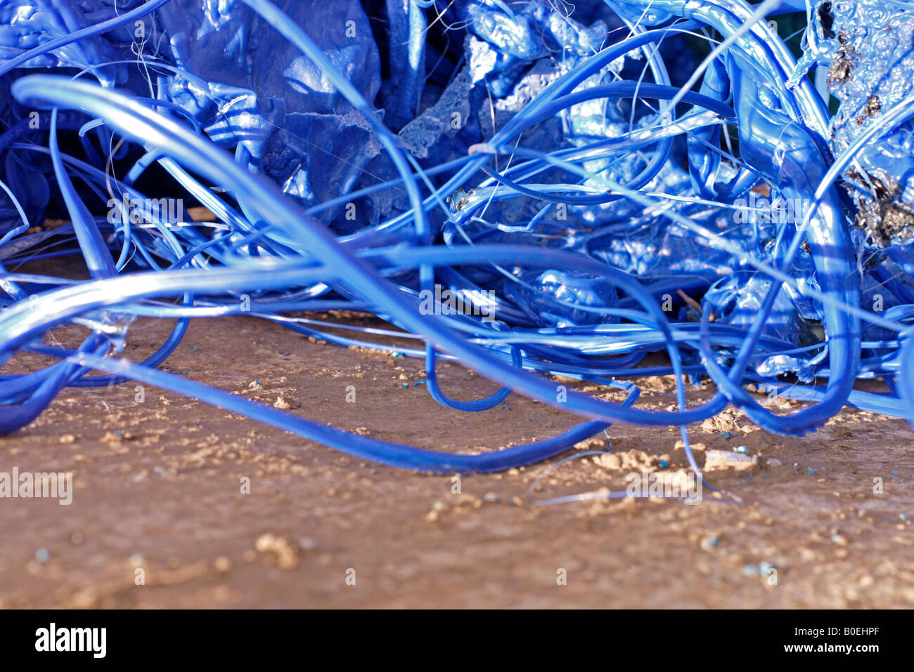 strands of plastic waste Stock Photo - Alamy