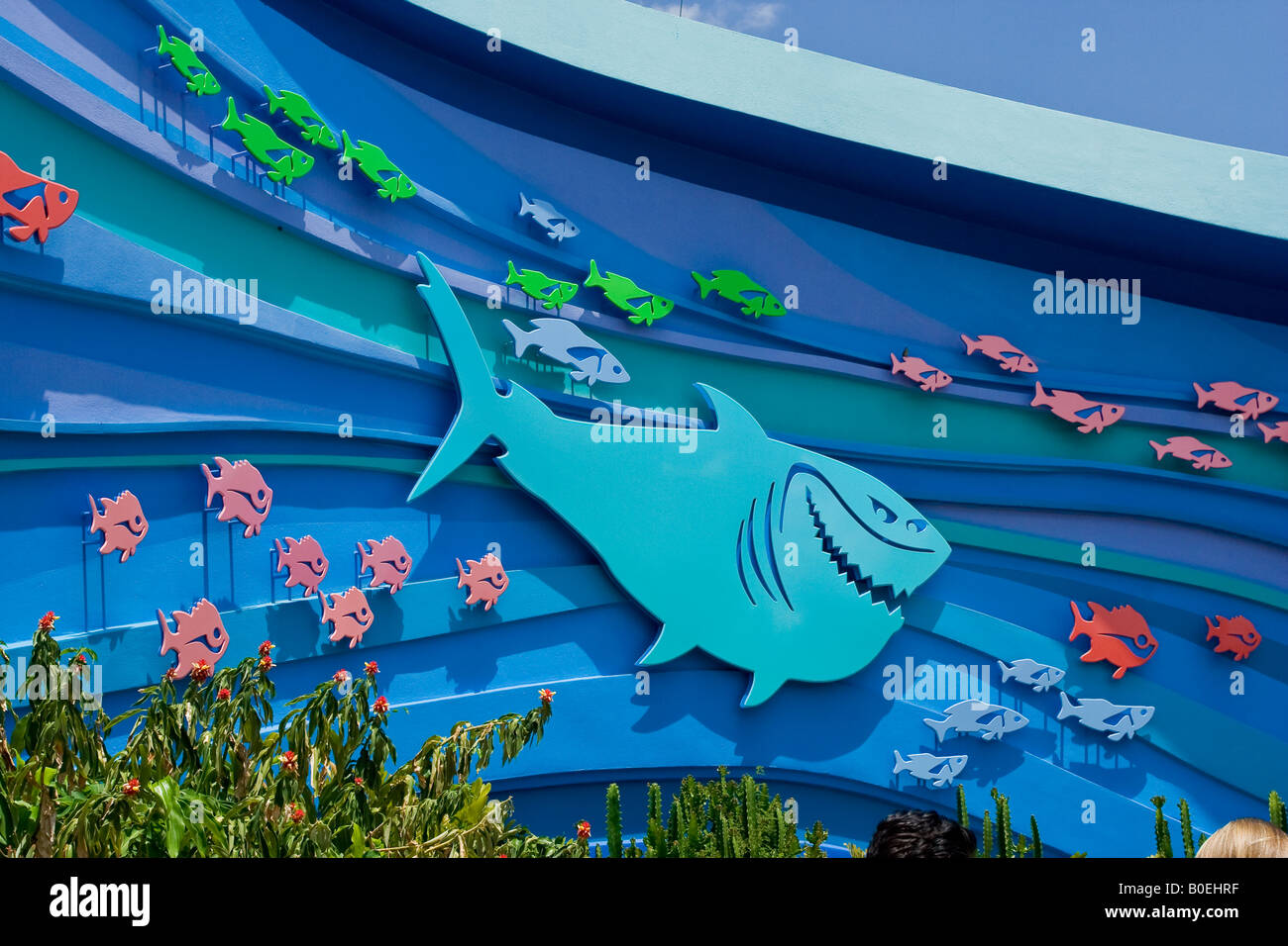 Entrance to The Seas with Nemo Attraction at Walt Disney's Epcot Theme ...