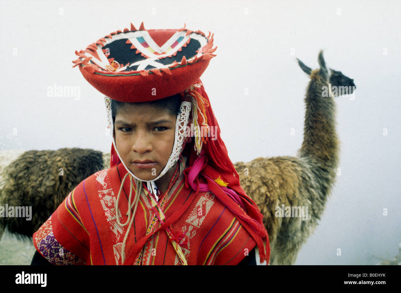 Boy from Peru Stock Photo - Alamy