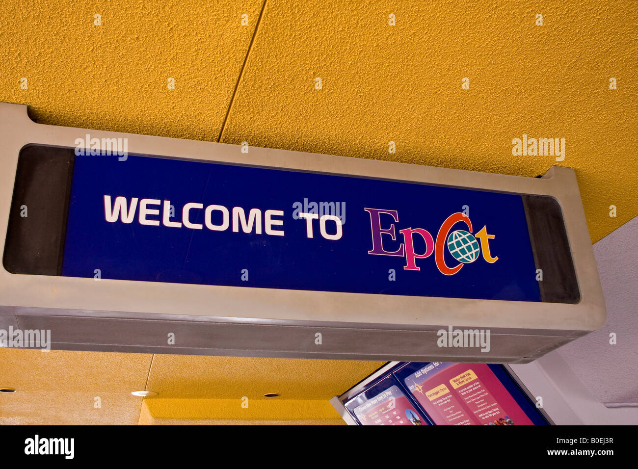 Disney EPCOT Signs Stock Photo - Alamy