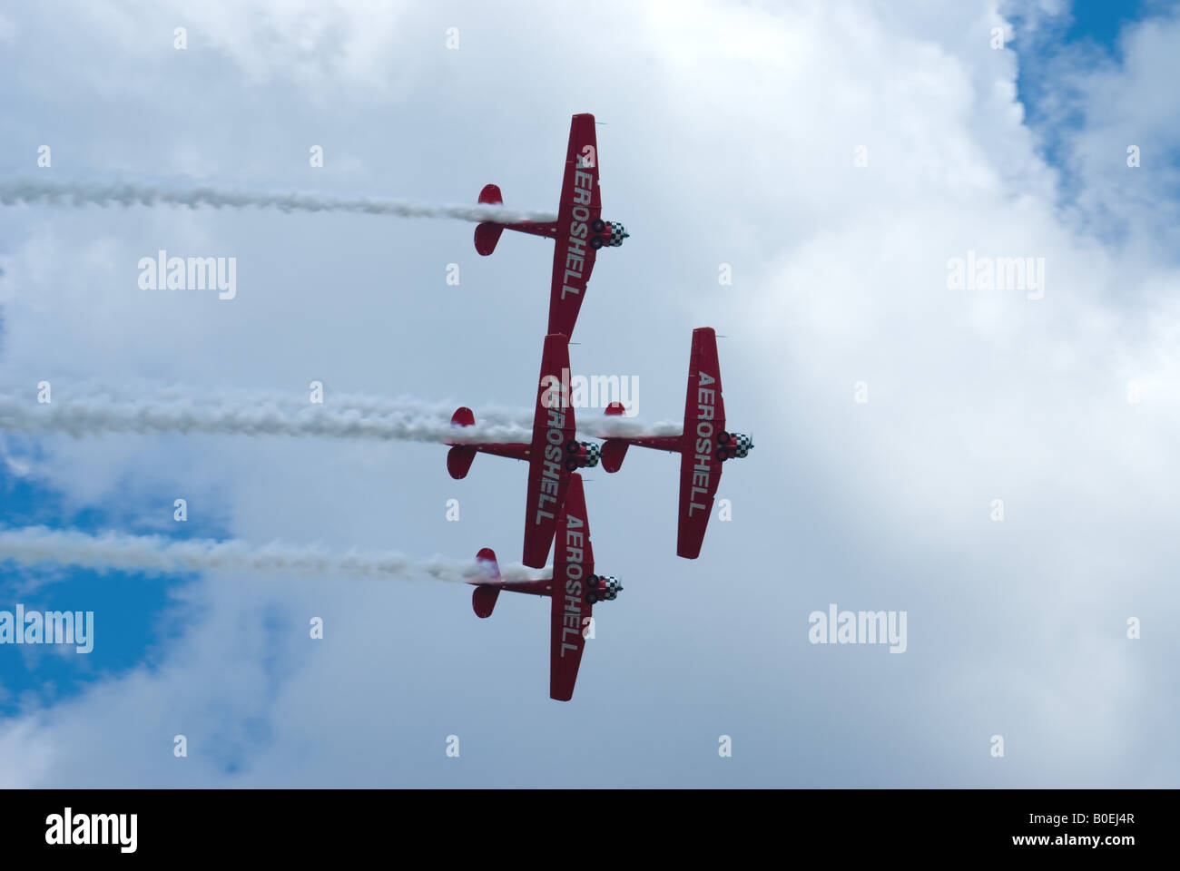 Aero Shell team Stock Photo - Alamy