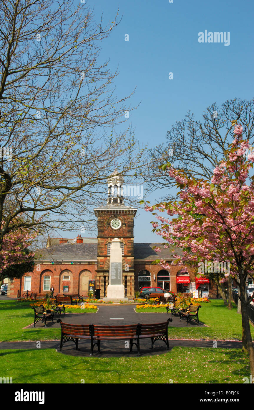 The Market Square in Lytham town center Lancashire Stock Photo - Alamy