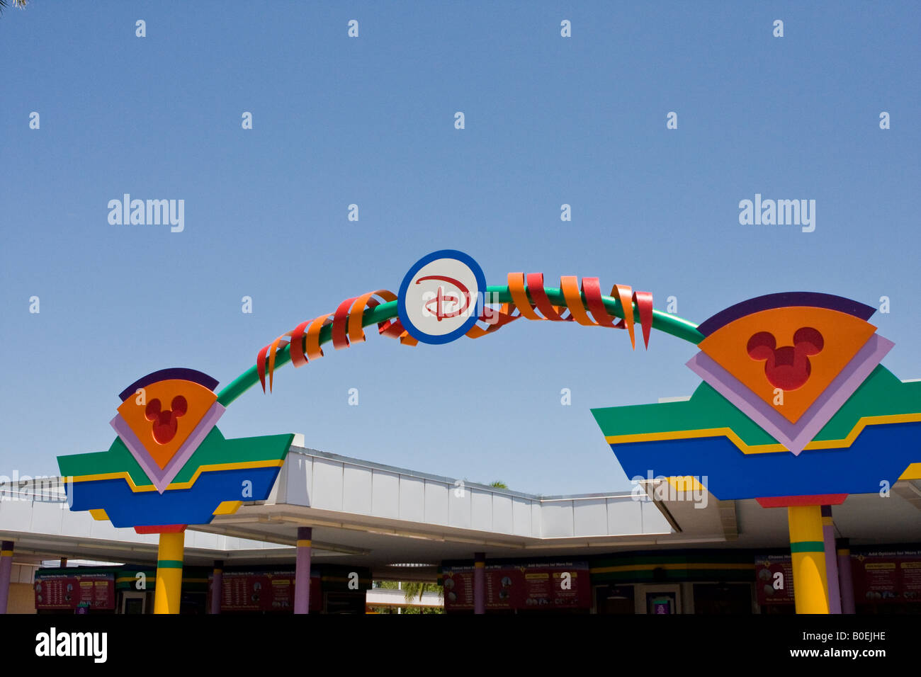 Disney Entrance Banner at Walt Disney World Resort in Orlando Florida ...