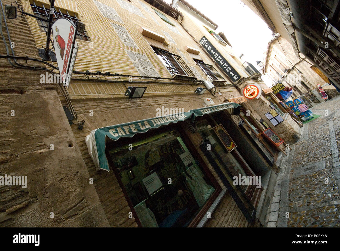 Inside the city of Toledo, Spain Stock Photo - Alamy