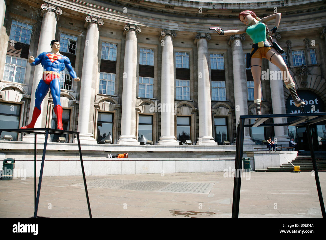 models in London near city hall Stock Photo - Alamy