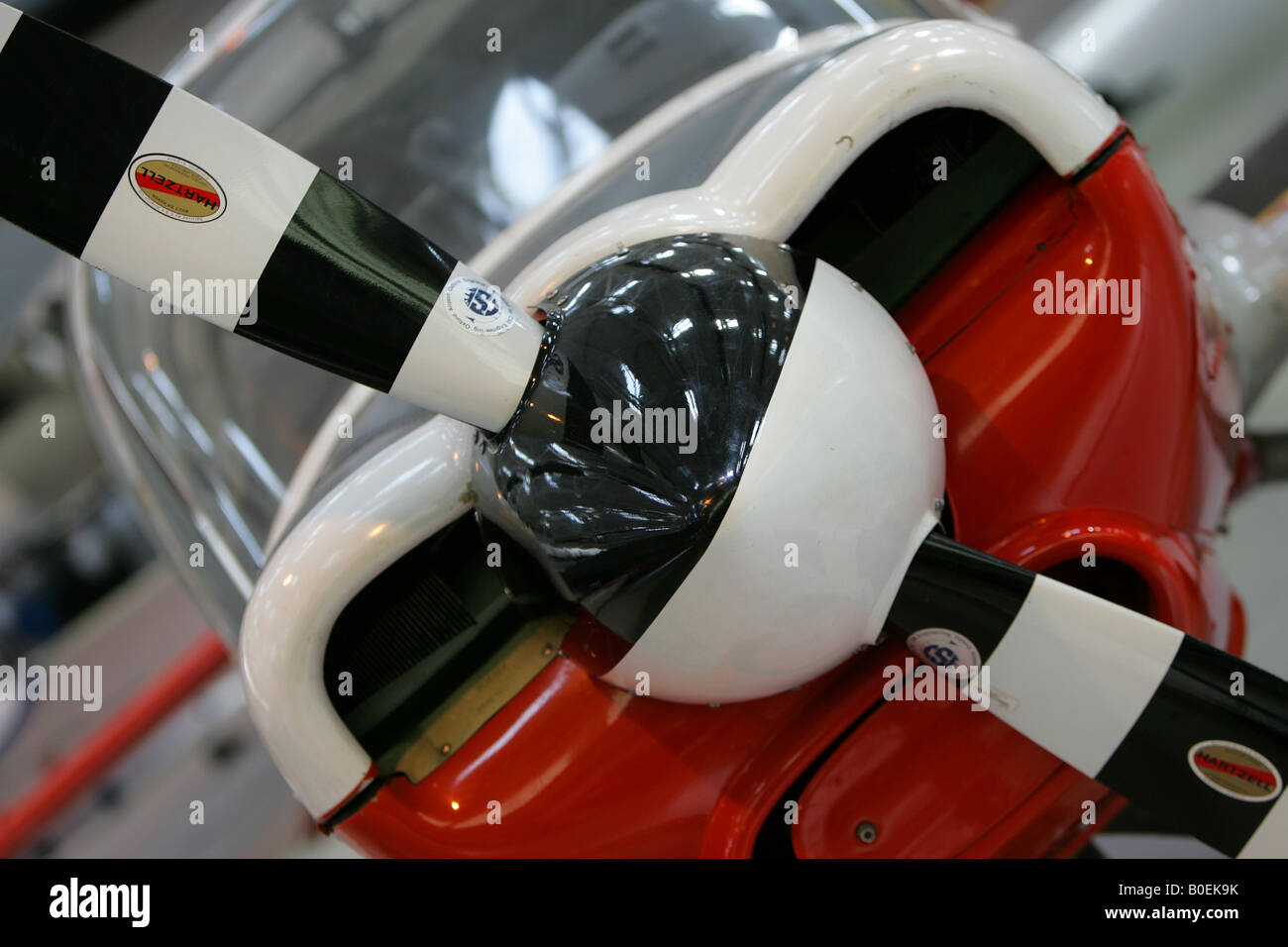 RAF BULLDOG FLYING TRAINING AIRCRAFT PROPELLER Stock Photo - Alamy