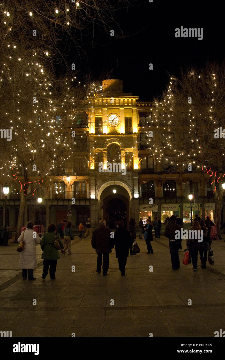 Square in Toledo, Spain Stock Photo - Alamy