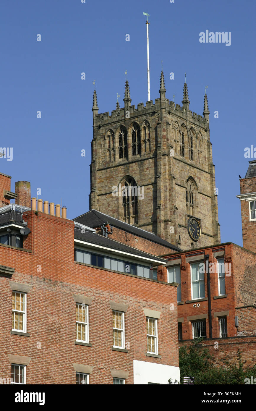 Nottingham city centre skyline Stock Photo - Alamy