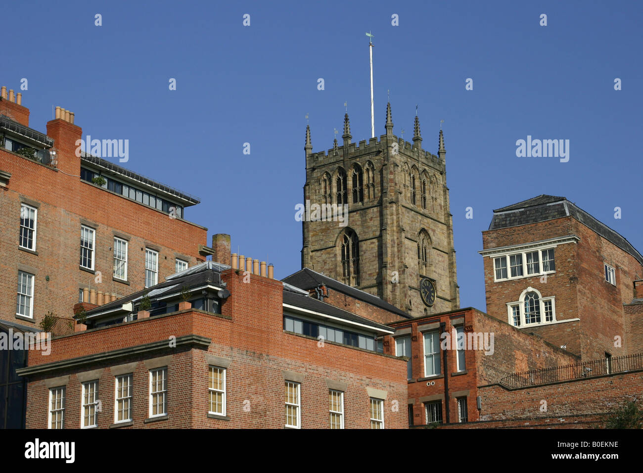 Nottingham city centre skyline Stock Photo - Alamy