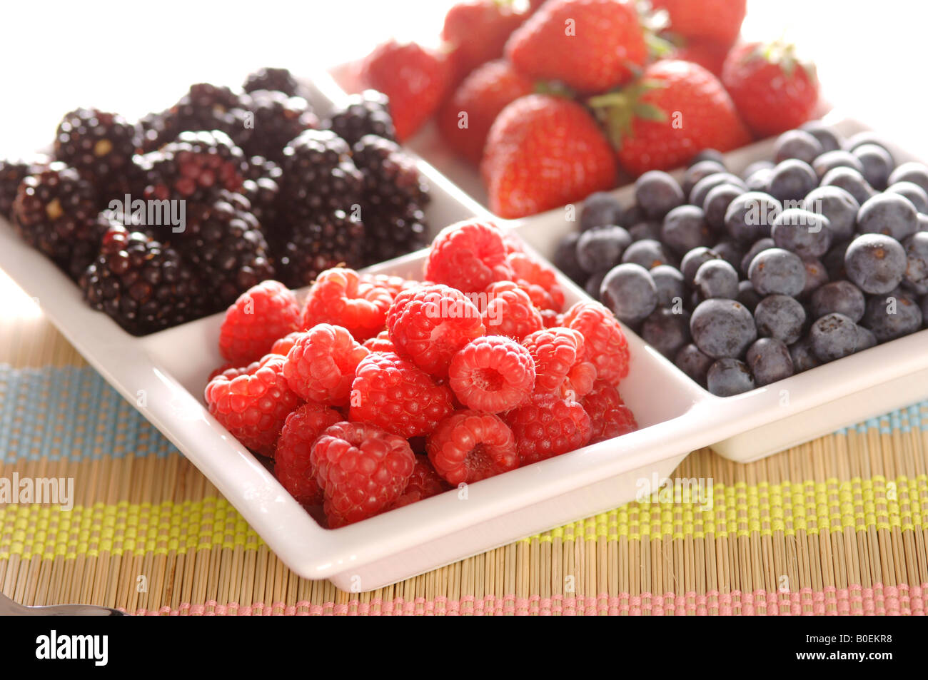 a display of summer berries Stock Photo - Alamy