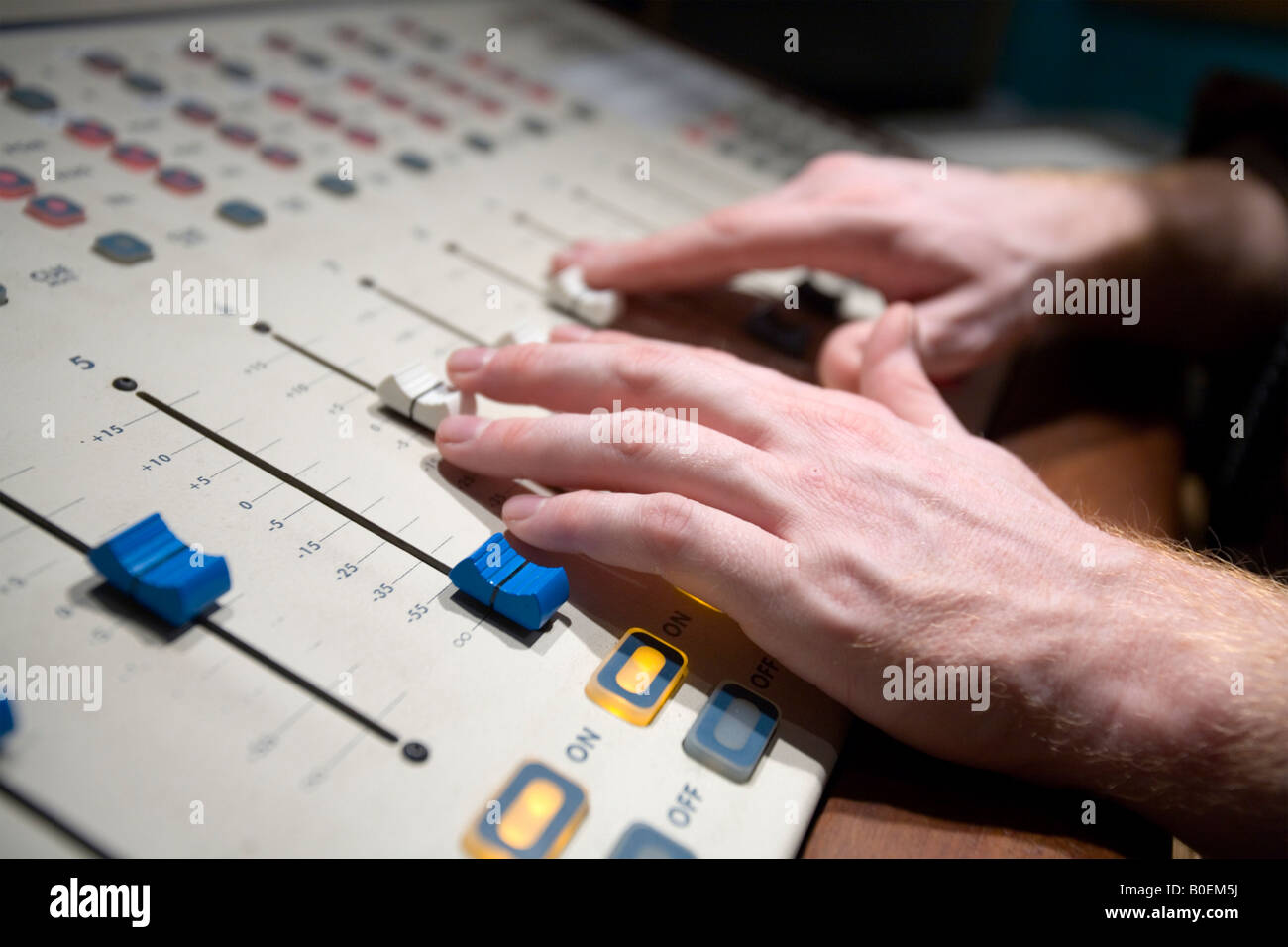 Soundboard levels hi-res stock photography and images - Alamy