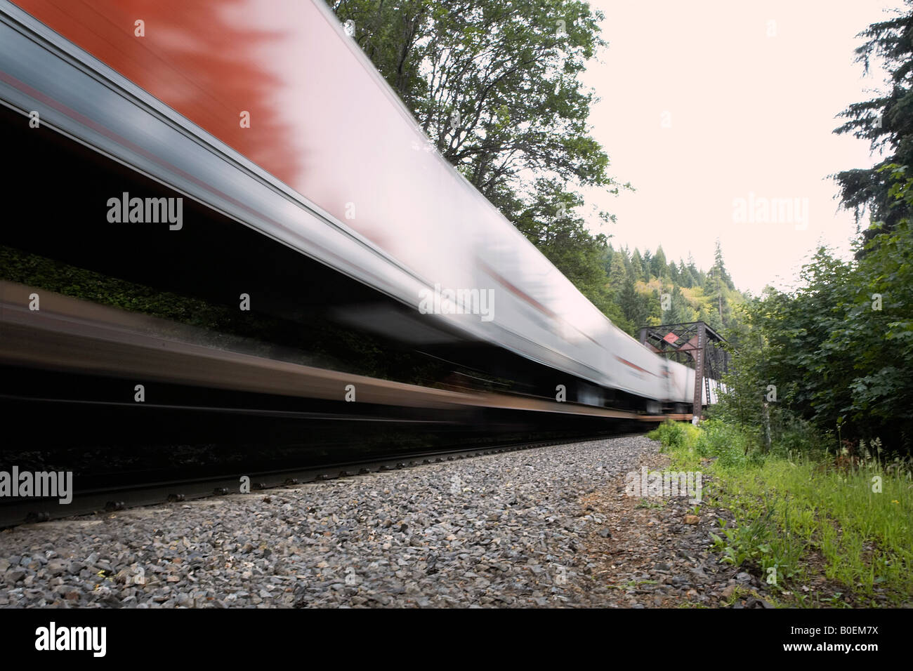Image of a moving train hi-res stock photography and images - Alamy