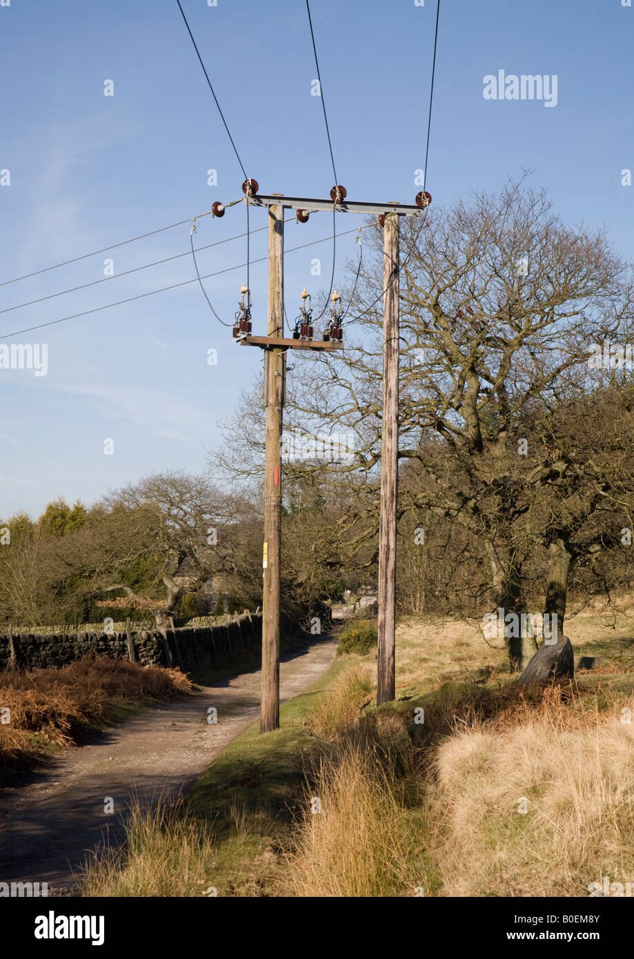 Electric pole rural High Resolution Stock Photography and Images - Alamy