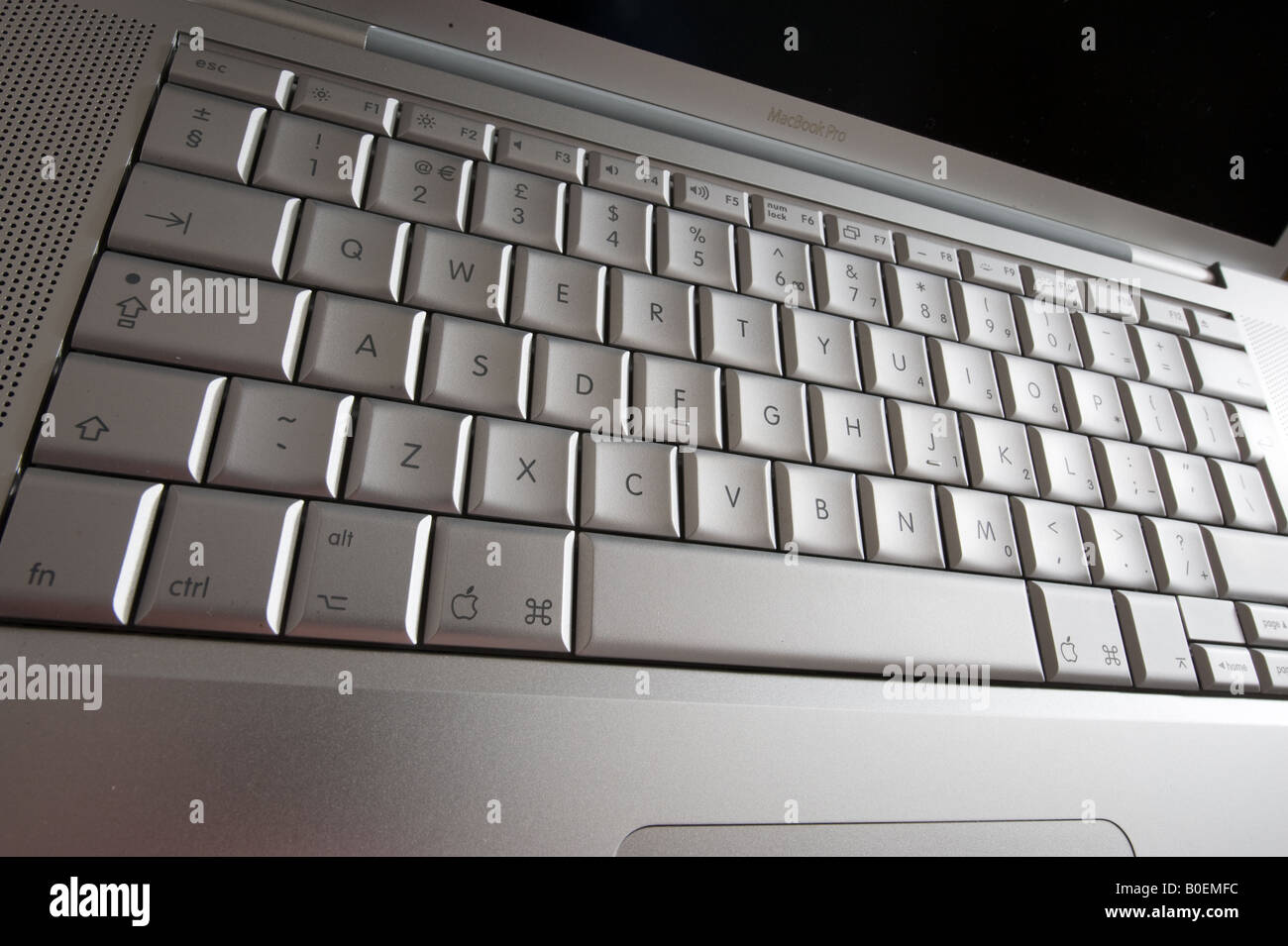 Apple MacBook Pro laptop computer keyboard London England United ...
