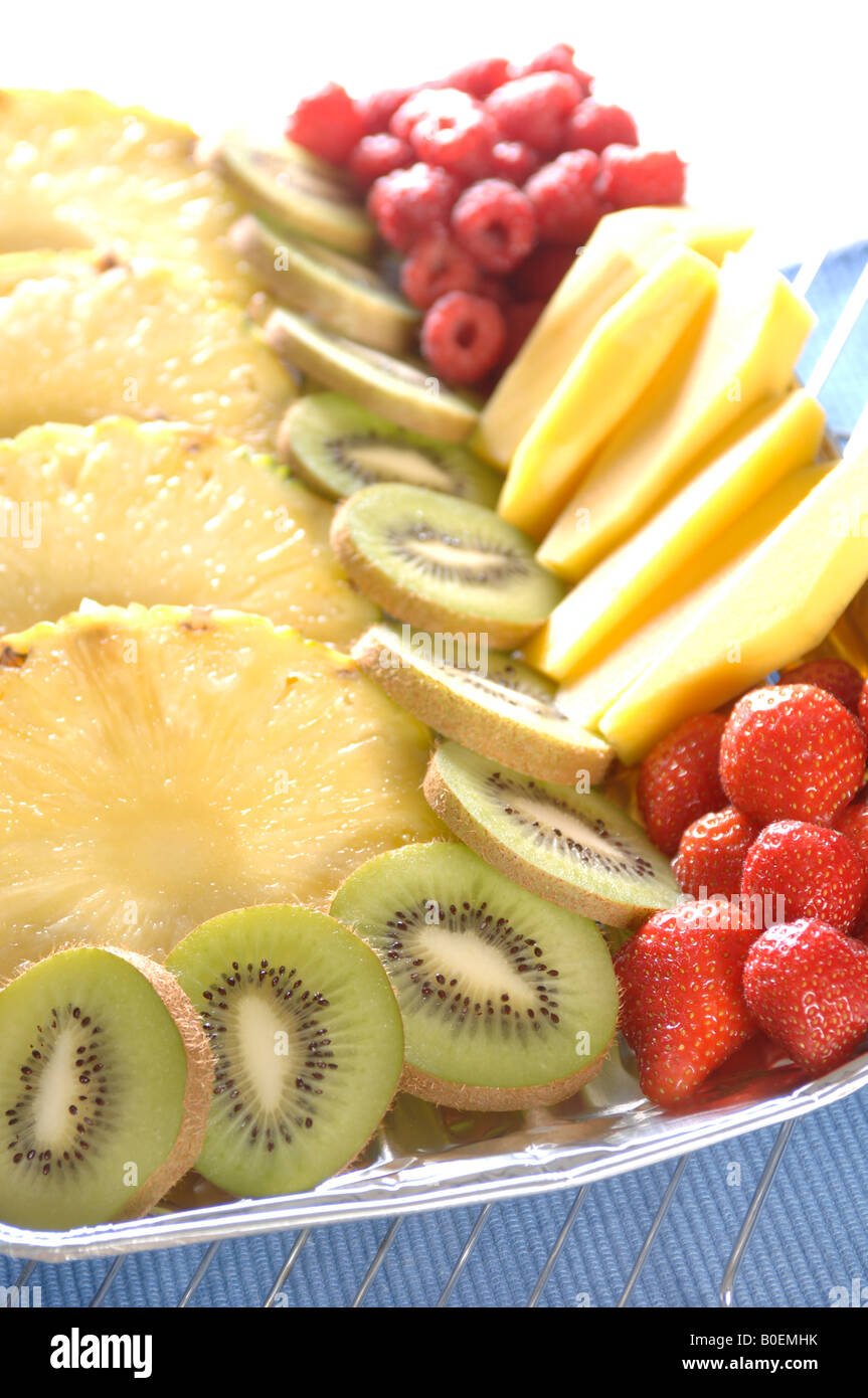 a mixture of fresh summer fruit Stock Photo - Alamy