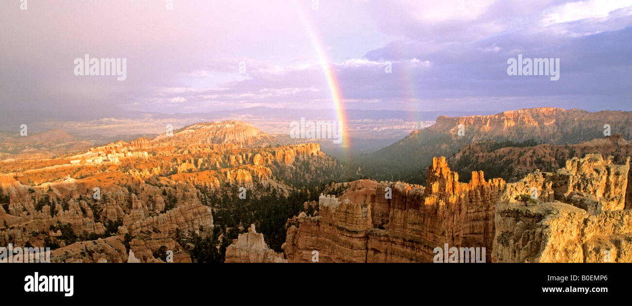Rainbow, Bryce Canyon National Park, Utah Stock Photo - Alamy