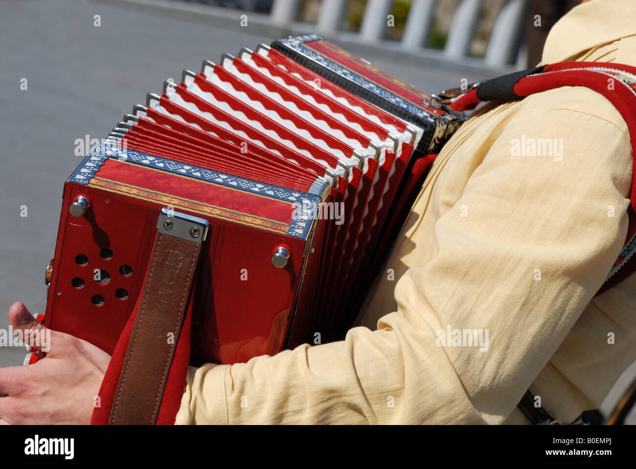 Accordionist detail hi-res stock photography and images - Alamy