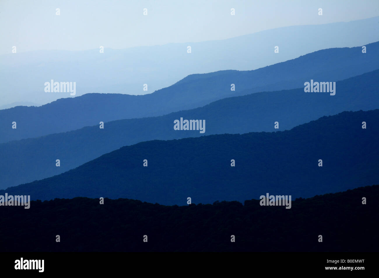blue ridge mountains Stock Photo - Alamy