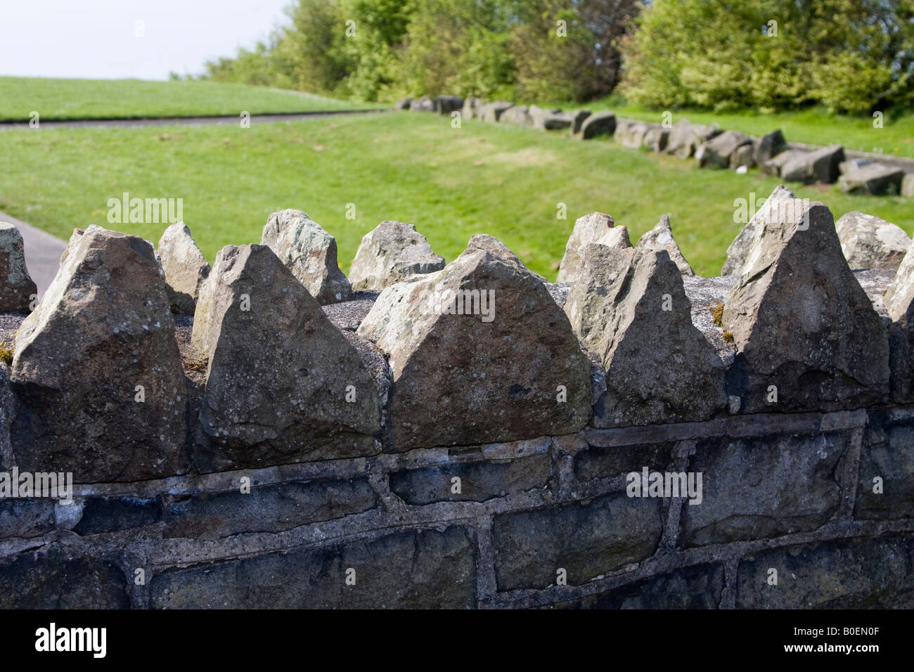 Dry stone protection wall hi-res stock photography and images - Alamy