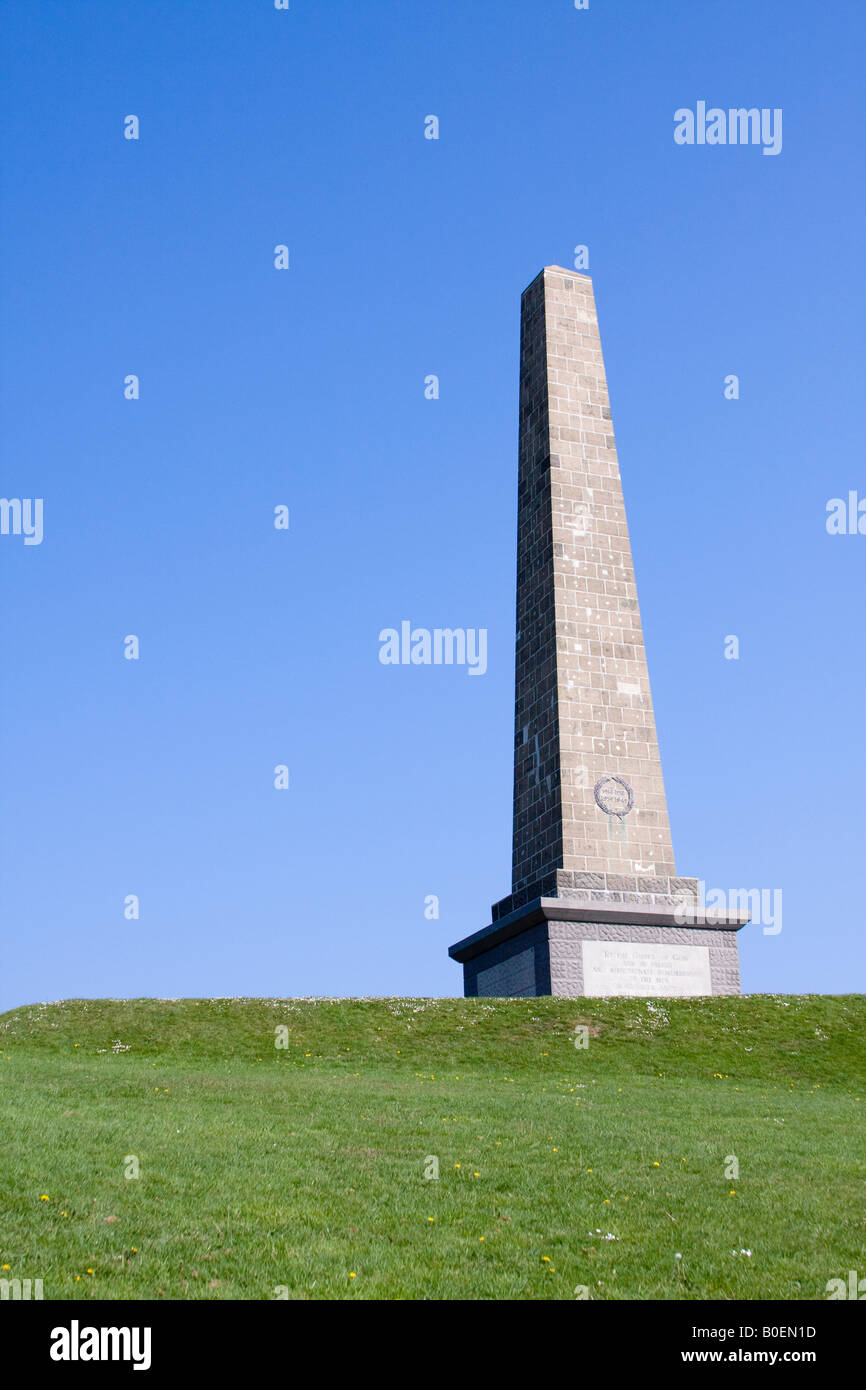 Knockagh war memorial near Greenisland , Co Antrim Northern Ireland ...